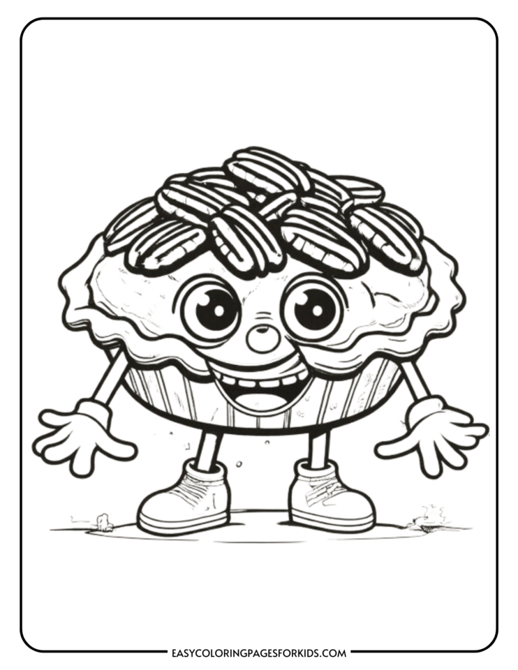 Pie Coloring Pages (5 Free Printable Pages To Color) - Easy Coloring ...