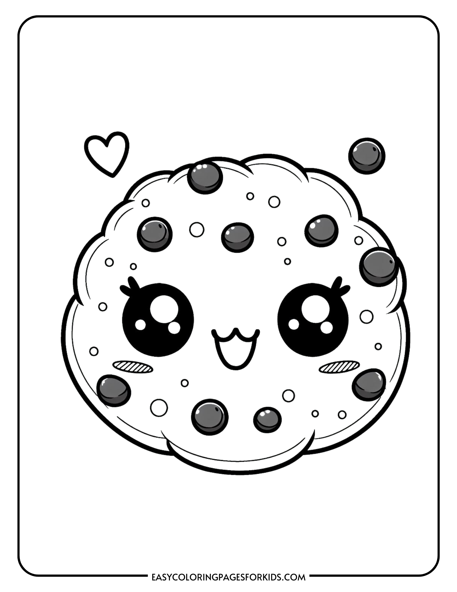 Cookie Coloring Pages (Free Printable Pages for Kids) - Easy Coloring ...