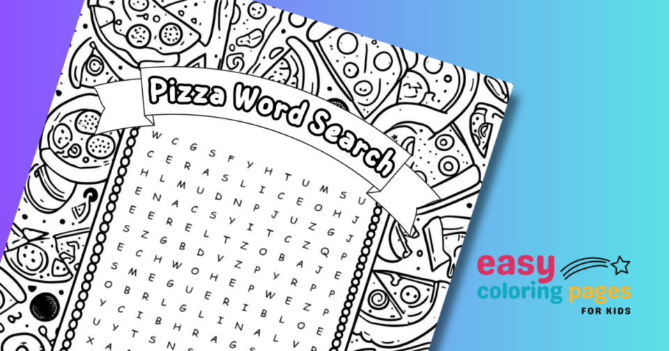 Food Word Search Printables (Food Word Search For Kids) - Easy Coloring ...
