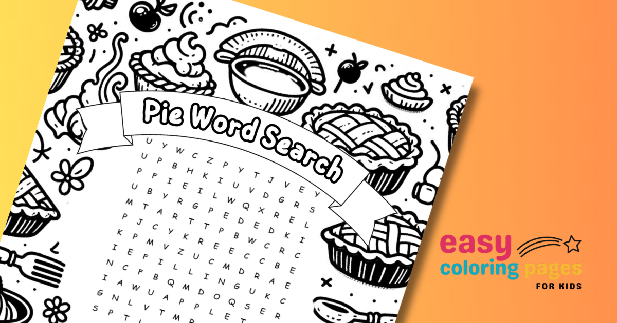 Food Word Search Printables (Food Word Search For Kids) - Easy Coloring ...