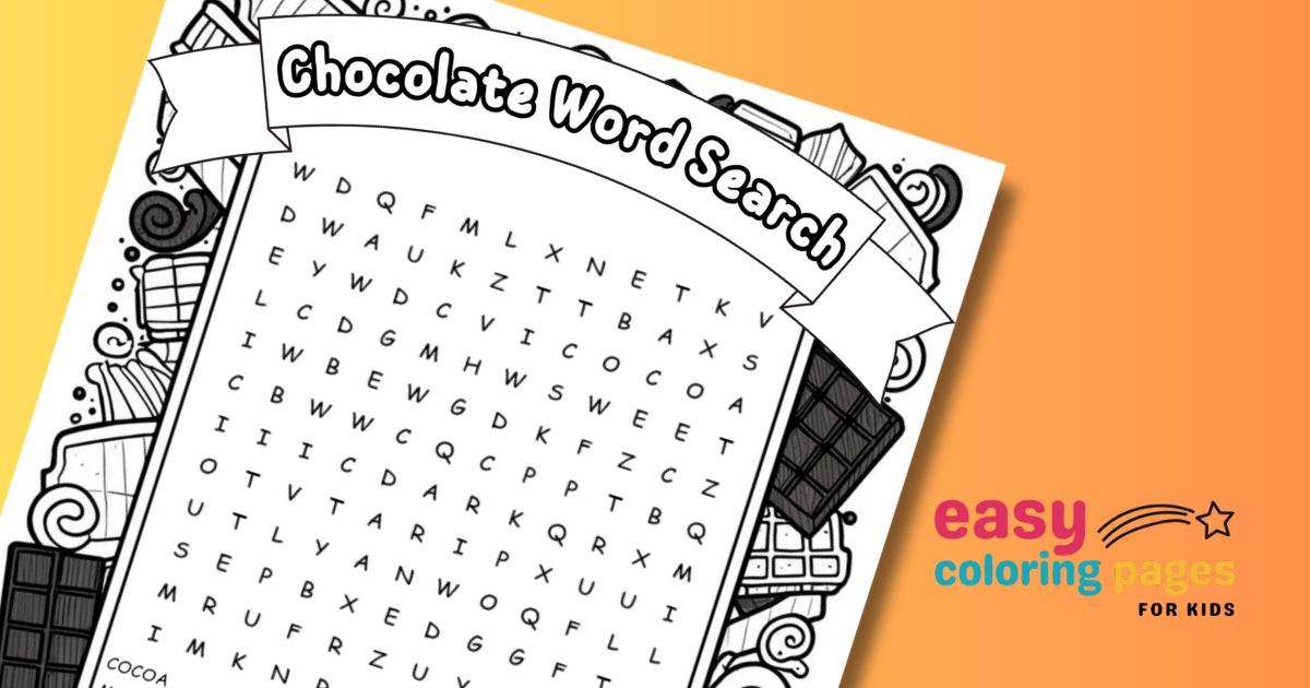 Food Word Search Printables (Food Word Search For Kids) - Easy Coloring ...