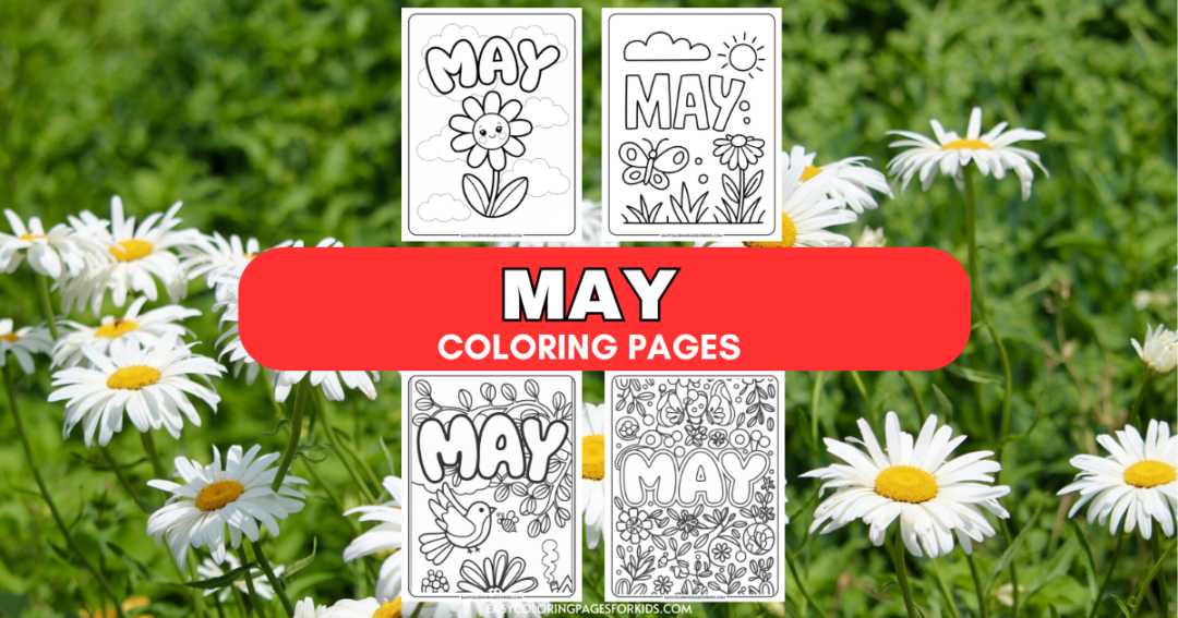 5 May Coloring Pages (Free Printable PDF Pages) - Easy Coloring Pages ...
