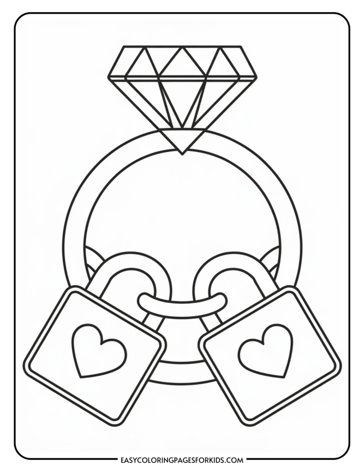 Cute Love Coloring Pages (9 Free Printable Pages) - Easy Coloring Pages ...