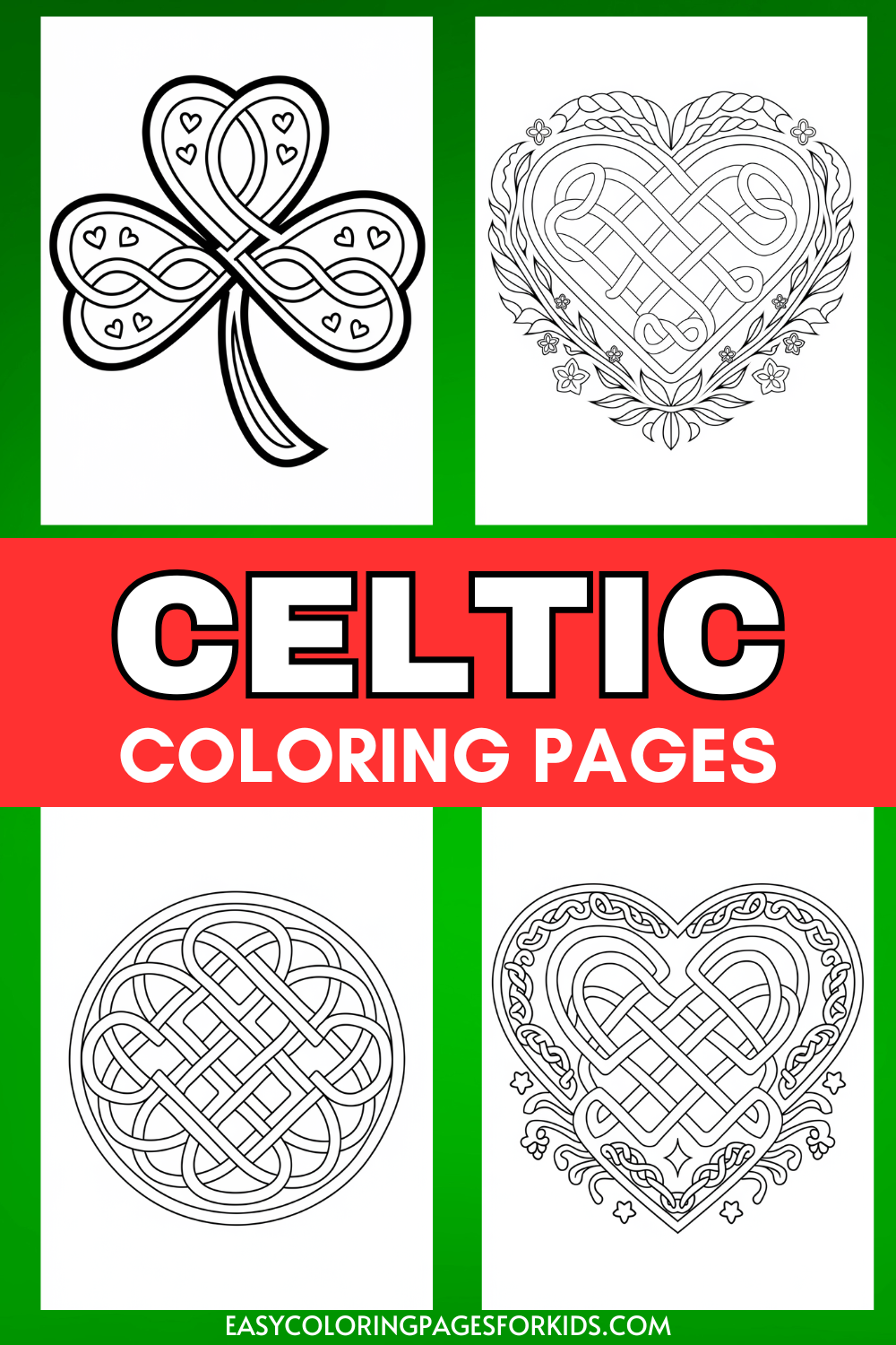 Printable Celtic Knot Coloring Pages (10 Free PDF Pages) - Easy ...