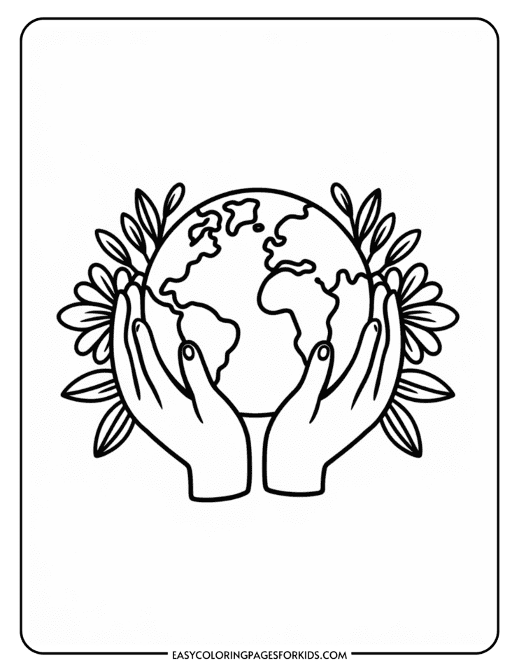 Cute Earth Day Coloring Pages (15 Free Printable PDF Pages) - Easy ...