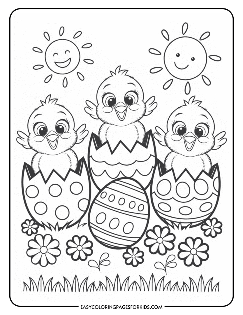 Cute Easter Coloring Pages (15 Free Printable PDF Pages) - Easy ...