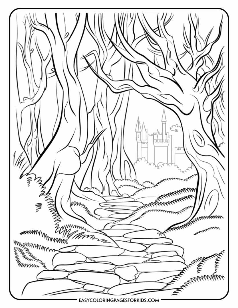 Easy Forest Coloring Pages (15 Free Printable PDF Pages) - Easy ...
