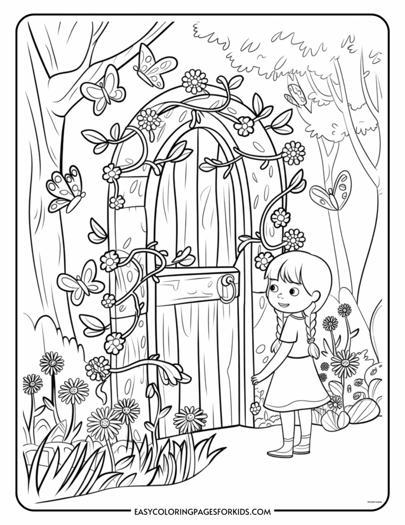 Easy Garden Coloring Pages (10 Free Printable PDF Pages) - Easy ...