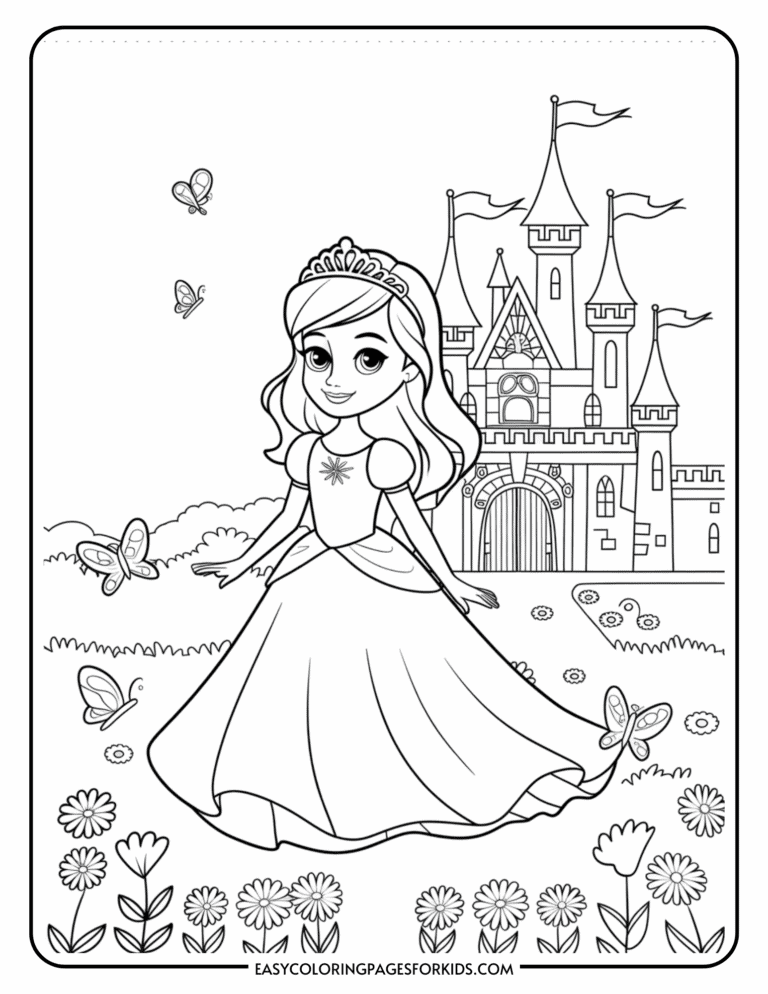 Free Girl Coloring Pages (15 Free Printable PDF Pages) - Easy Coloring ...
