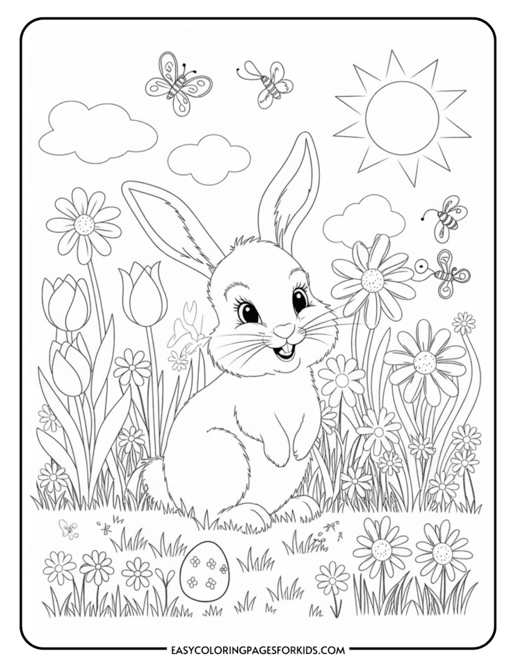 Cute Spring Coloring Pages (15 Free Printable PDF Pages) - Easy ...