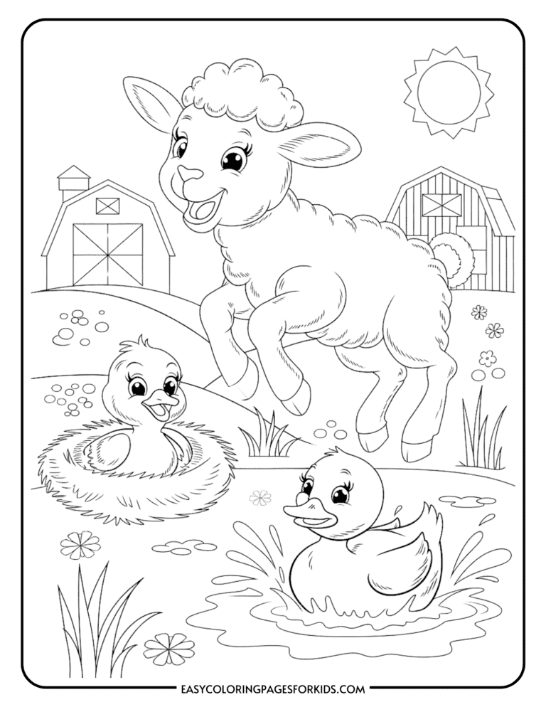 Cute Spring Coloring Pages (15 Free Printable PDF Pages) - Easy ...