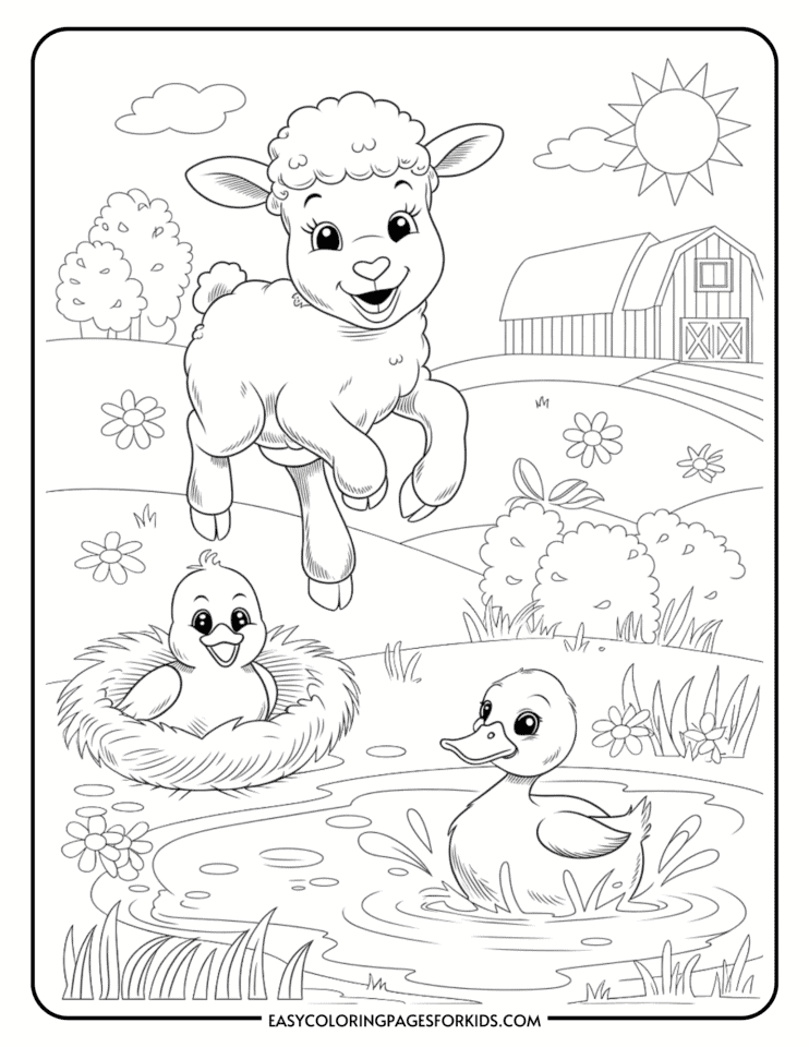Cute Spring Coloring Pages (15 Free Printable PDF Pages) - Easy ...