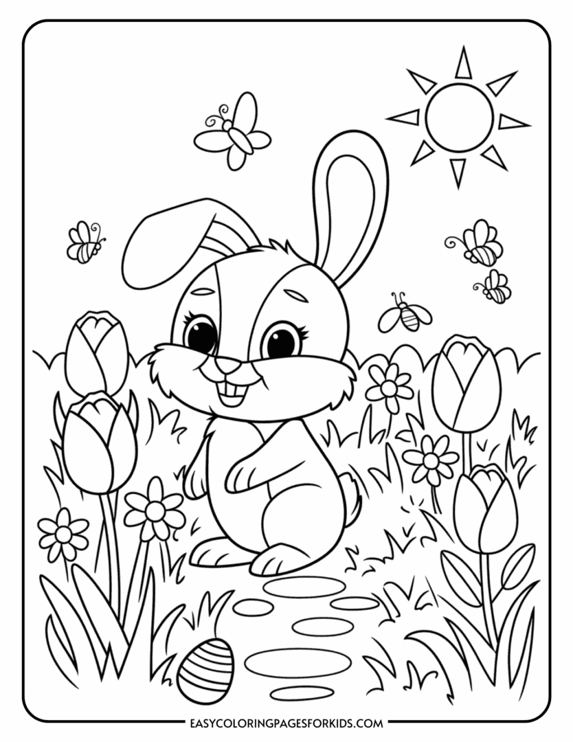 Cute Spring Coloring Pages (15 Free Printable PDF Pages) - Easy ...