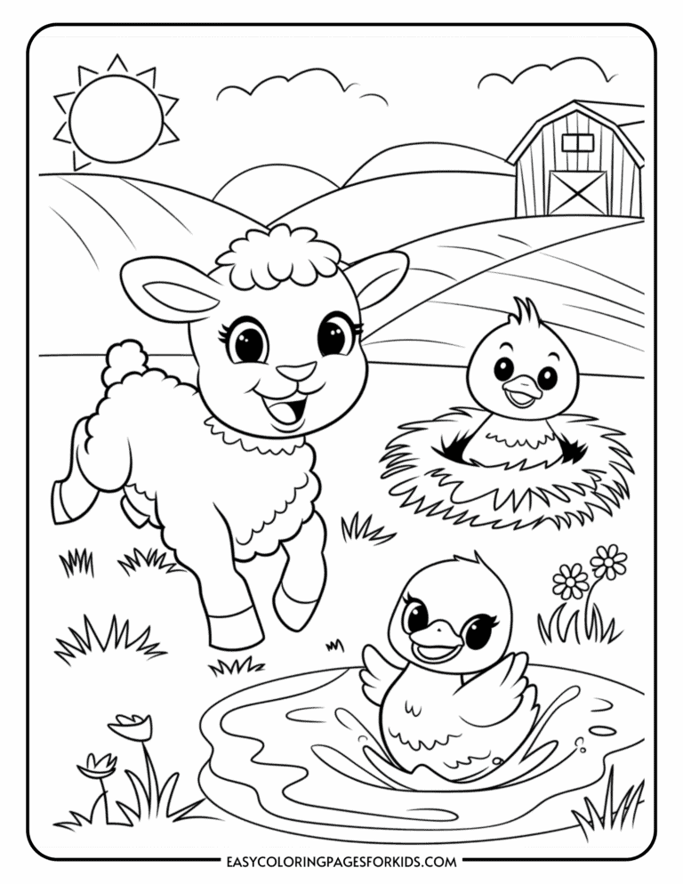 Cute Spring Coloring Pages (15 Free Printable PDF Pages) - Easy ...