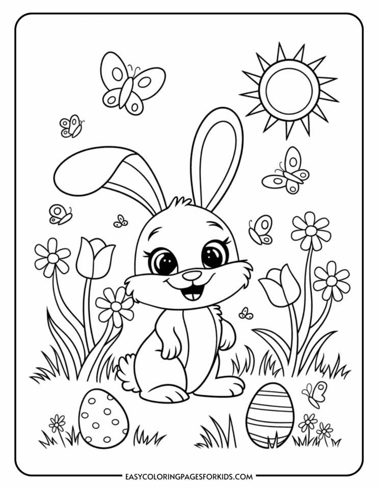 Cute Spring Coloring Pages (15 Free Printable PDF Pages) - Easy ...