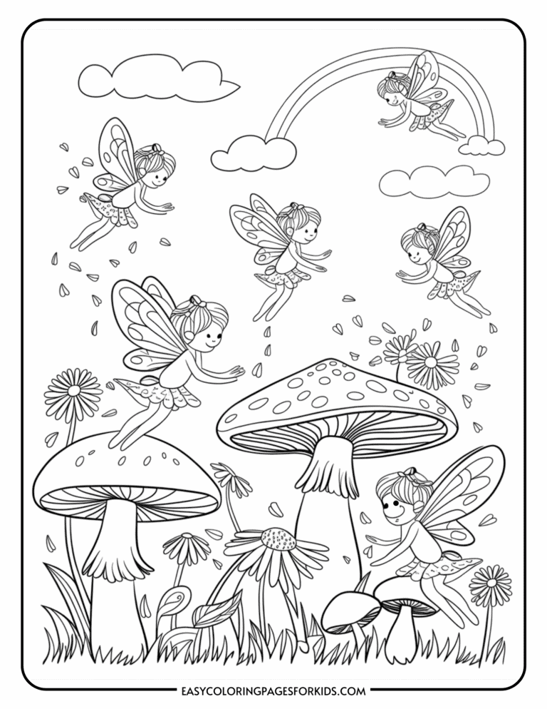 Cute Spring Coloring Pages (15 Free Printable PDF Pages) - Easy ...