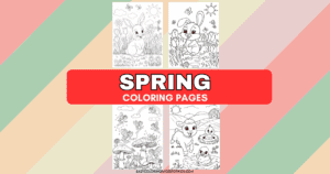Cute Spring Coloring Pages (15 Free Printable PDF Pages) - Easy ...