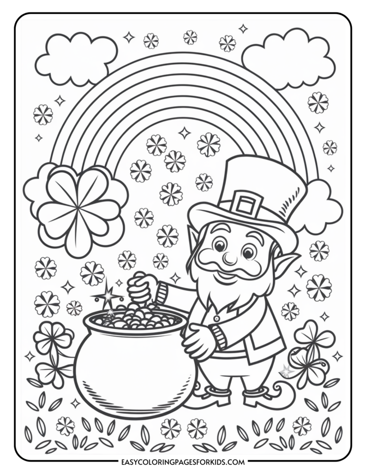 Easy St Patrick's Day Coloring Pages (11 Free PDF Pages) - Easy ...