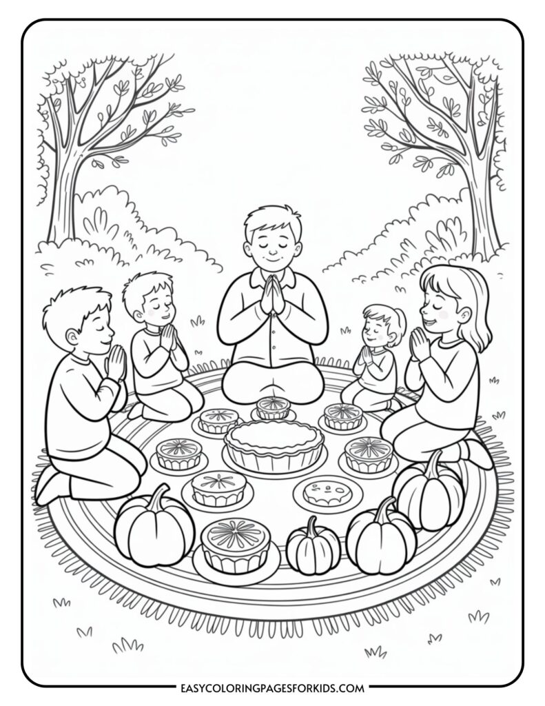 Christian Fall Coloring Pages for Kids (6 PDF Pages) - Easy Coloring ...
