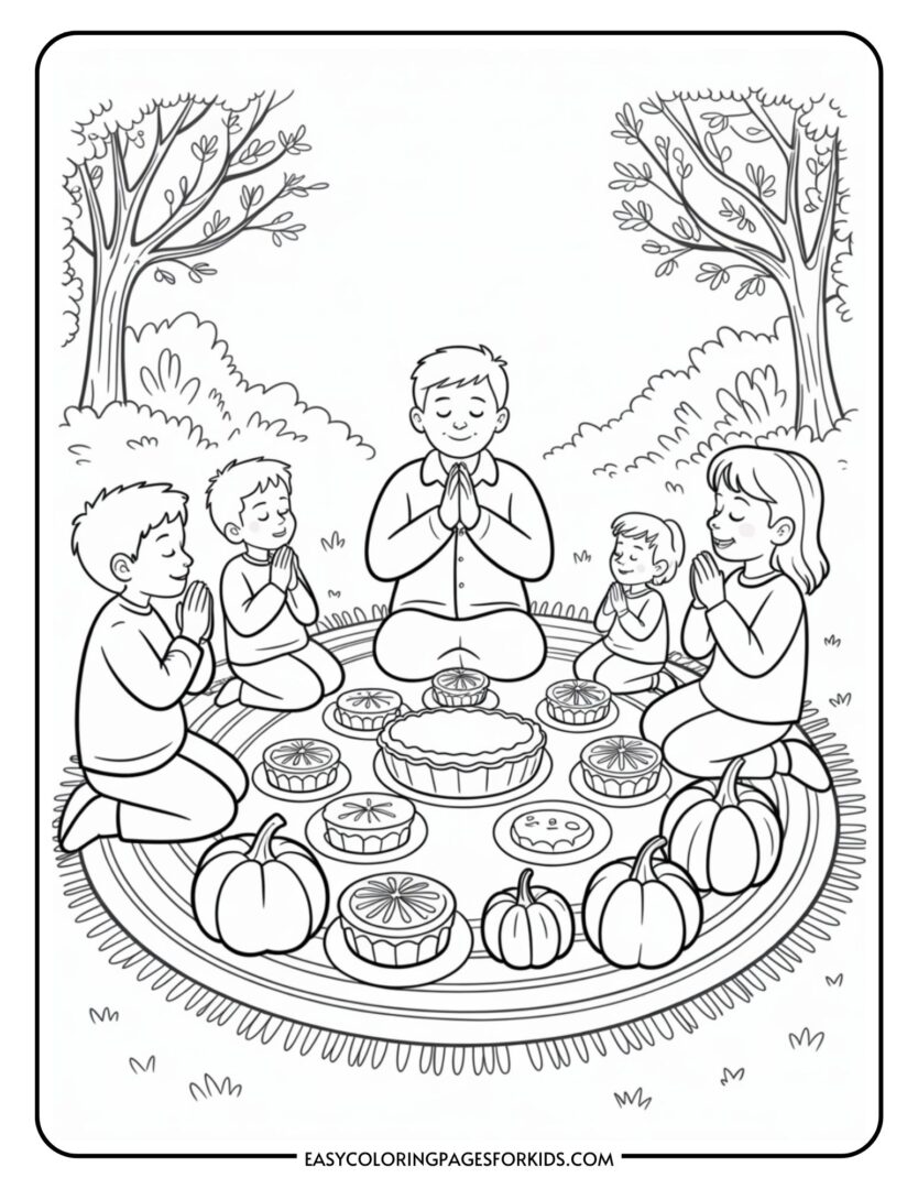 Christian Fall Coloring Pages for Kids (6 PDF Pages) - Easy Coloring ...