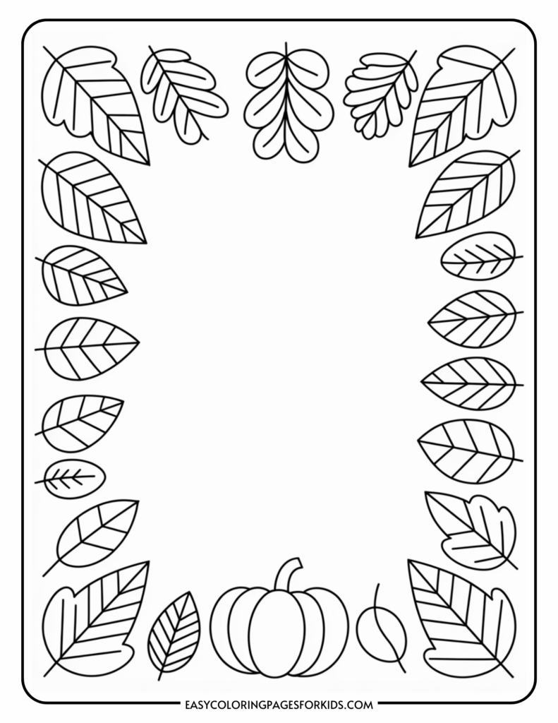 Coloring Pages for Fall Leaves (9 Fun Printable Sheets) - Easy Coloring ...