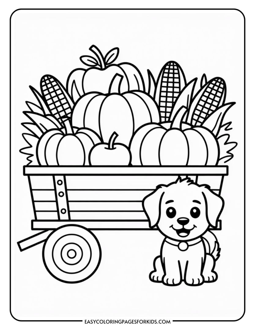 Fall Coloring Pages for Preschoolers (6 Free Printables) - Easy ...