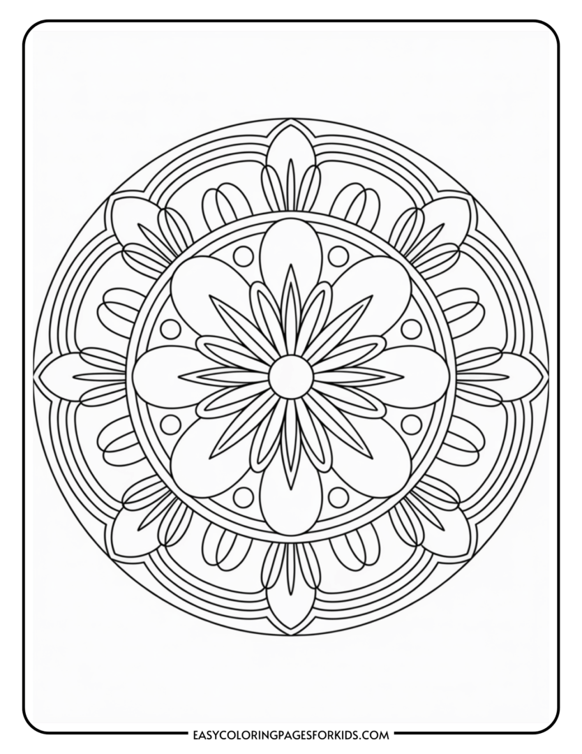 Fall Mandala Coloring Pages (15 Relaxing Pages to Print) - Easy ...