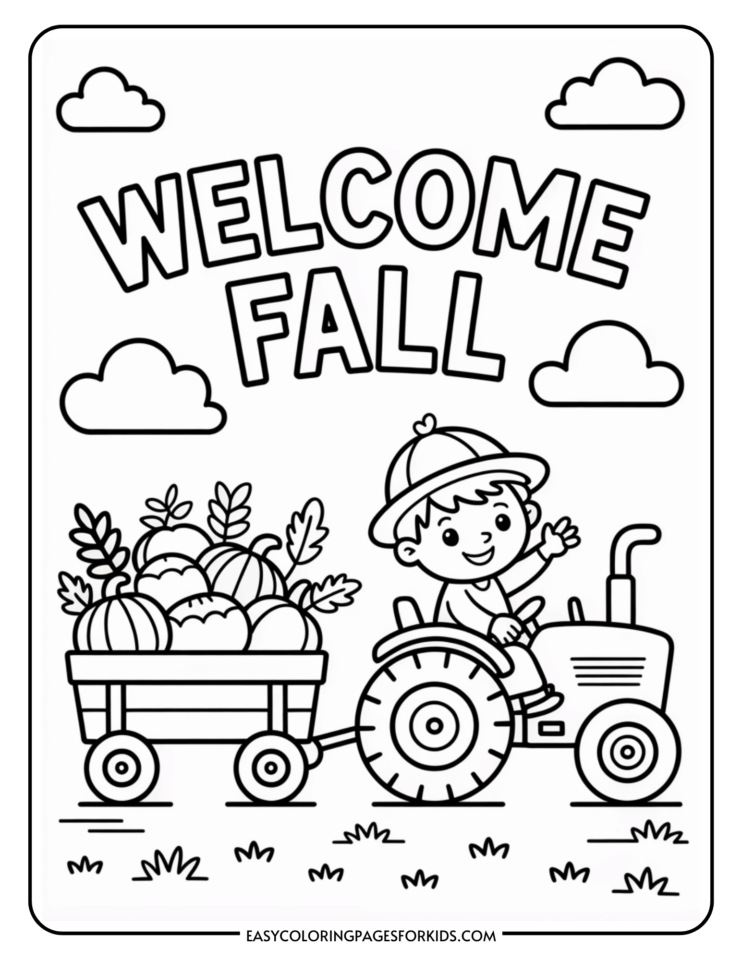 Welcome Fall Coloring Pages (6 Free Printables) - Easy Coloring Pages ...