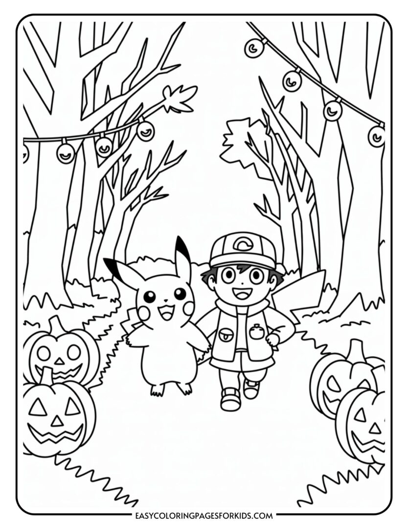 Pokemon Halloween Coloring Pages for Spooky Season (7 Pages) - Easy ...