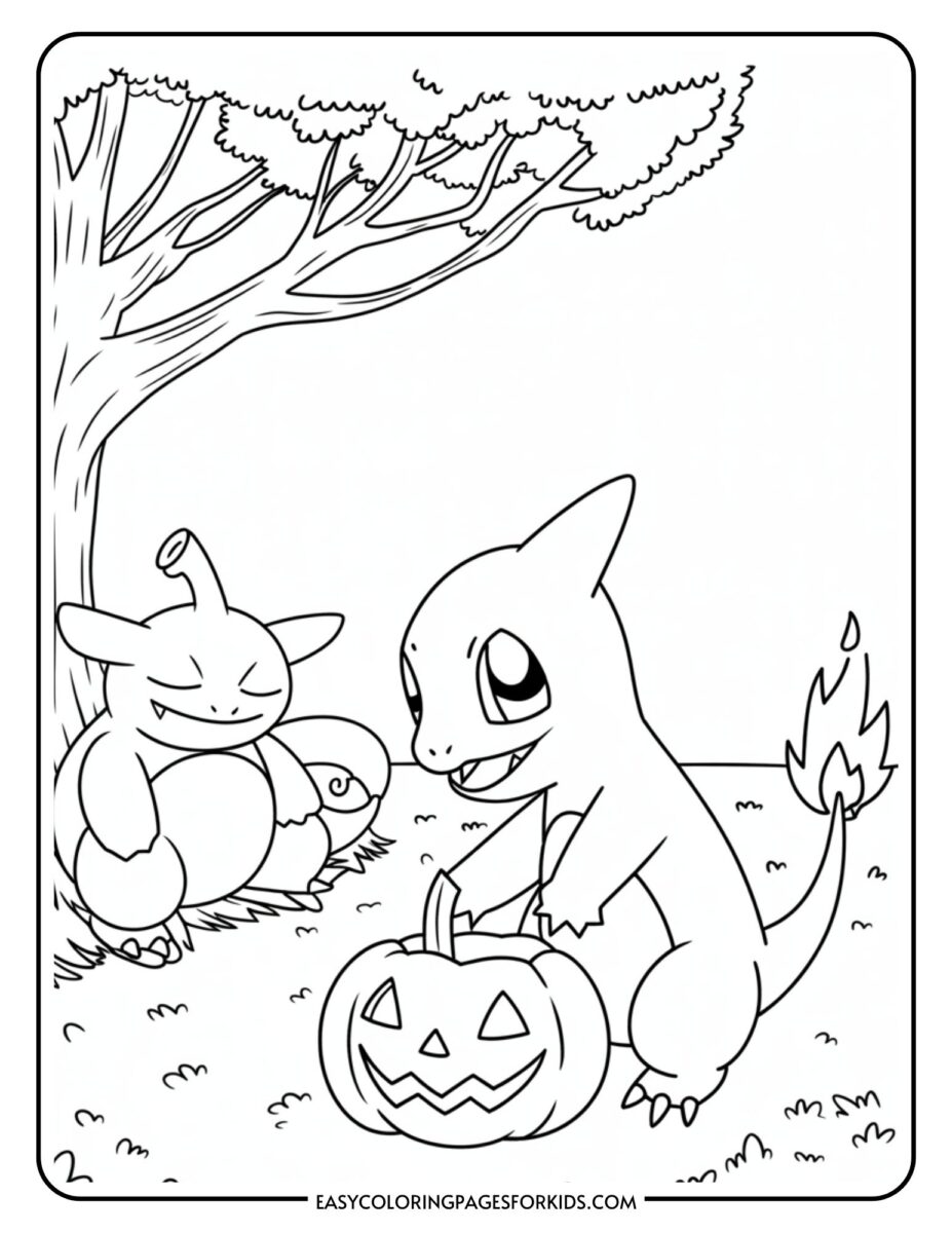 Pokemon Halloween Coloring Pages for Spooky Season (7 Pages) - Easy ...