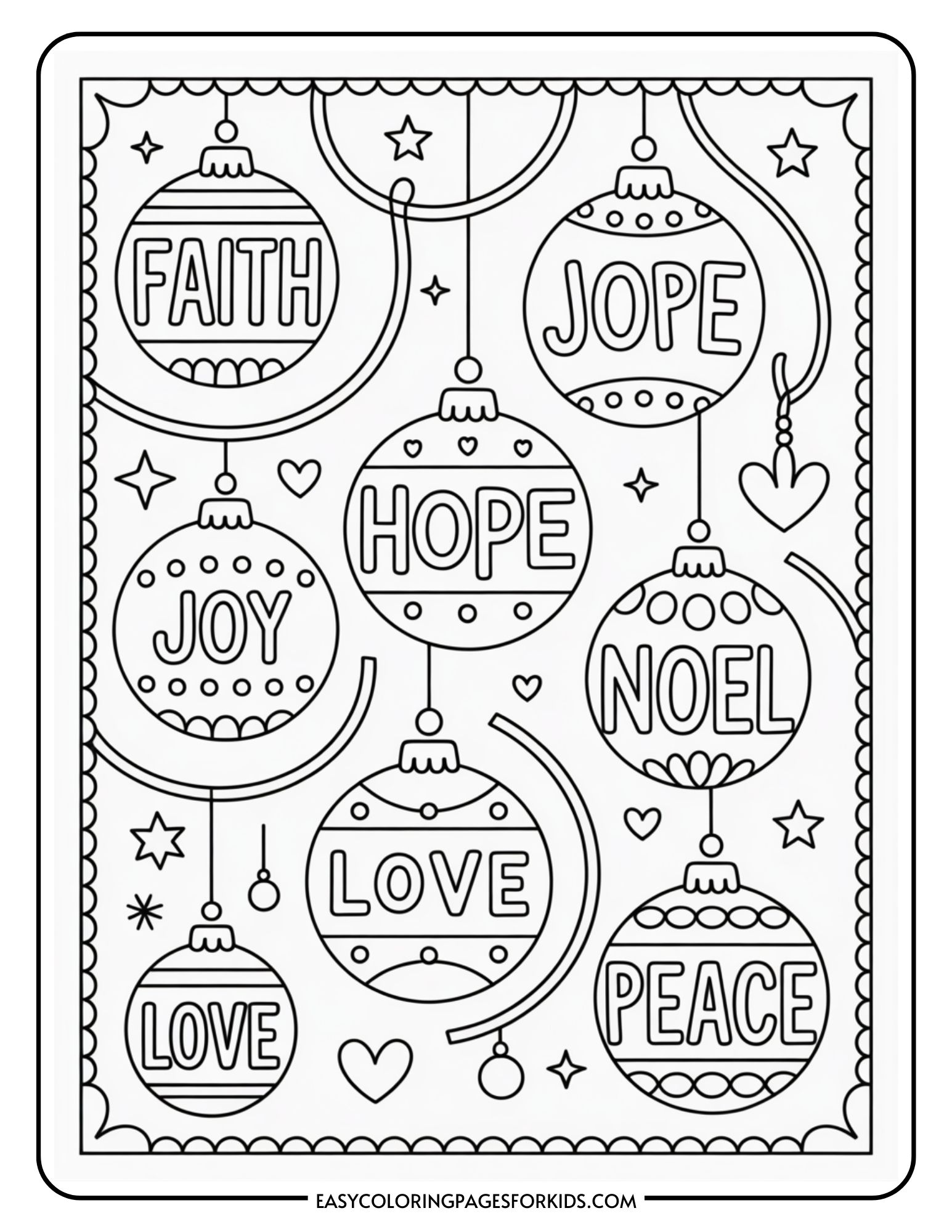 Christian Christmas Coloring Pages (11 Sheets To Color) - Easy Coloring ...