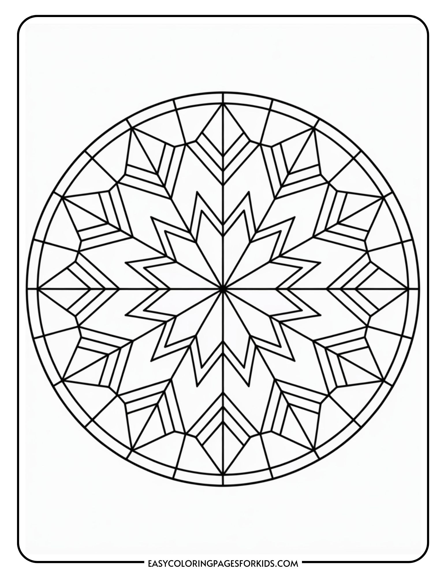 Christmas Stained Glass Coloring Pages (11 Pages To Color) - Easy ...