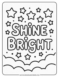 Christmas Star Coloring Page (8 Sheets To Color) - Easy Coloring Pages ...