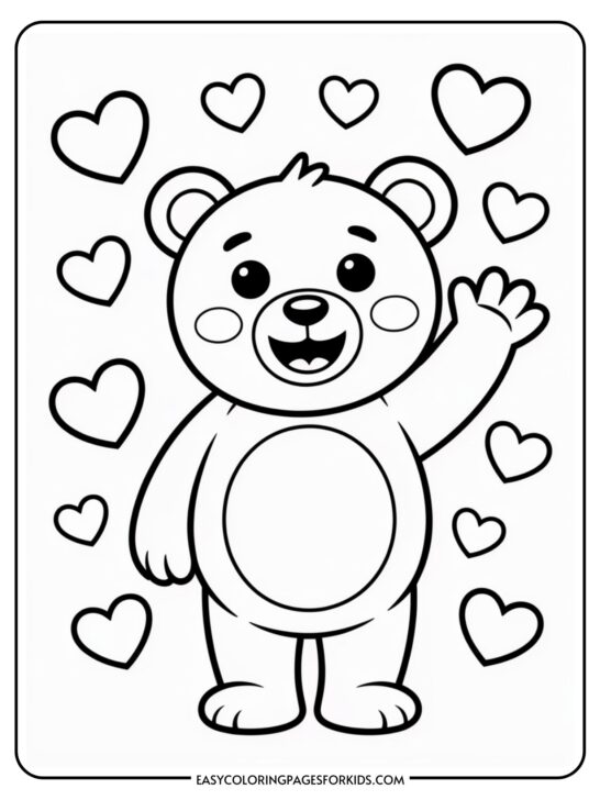Valentine's Day Card Printable Coloring Pages (7 Pages To Color) - Easy ...