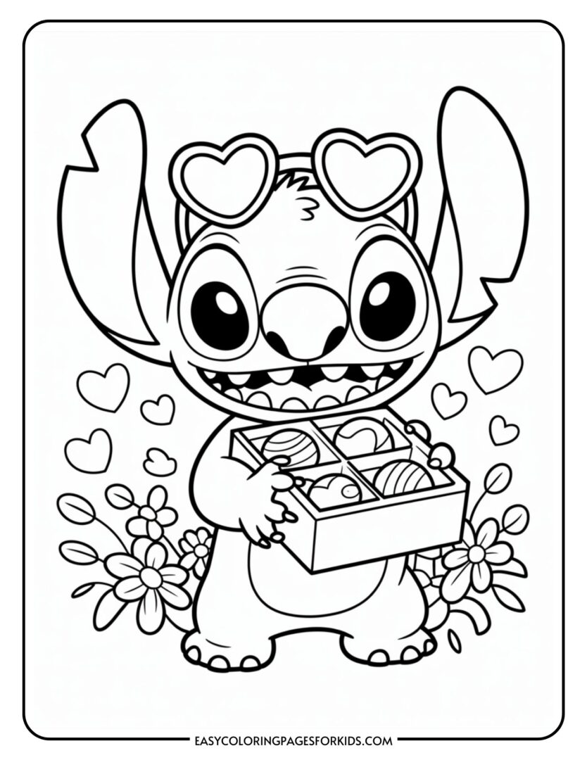 Disney Valentine Coloring Pages (7 PDF Pages) - Easy Coloring Pages for ...