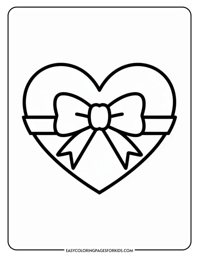 Valentine Heart Coloring Pages (10 Sheets To Color) - Easy Coloring ...