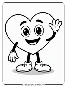 Valentines Day Coloring Pages Hearts (12 Pages To Print) - Easy ...