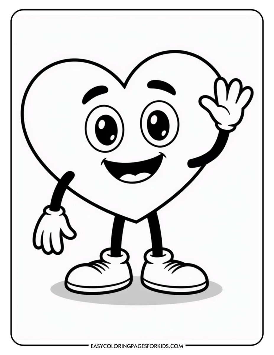Valentines Day Coloring Pages Hearts (12 Pages To Print) - Easy ...